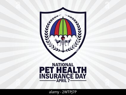 National Pet Health Insurance Day. Holiday concept. Template for ...