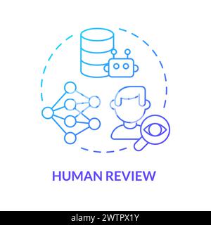 Ai fine-tuning blue gradient concept icon Stock Vector Image & Art - Alamy