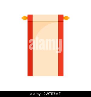 cny chinese scroll cartoon vector illustration Stock Vector Image & Art ...