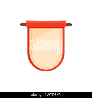 Chinese festive scroll. Oriental asian scroll paper, japanese culture ...