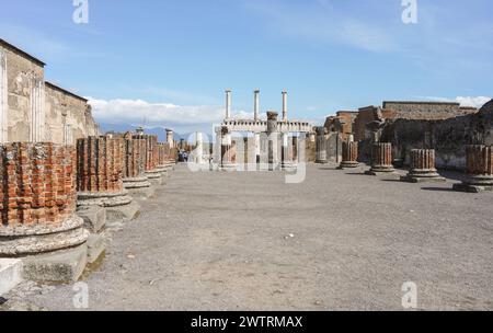 Pompeii Forum square, centre of life in ancient Pompeii, The city of ...