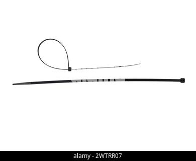 plastic cable ties on a transparent background Stock Photo - Alamy