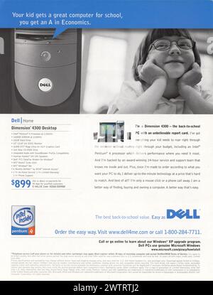 Vintage "Time" magazine 17 September 2001 issue advert, USA Stock Photo ...