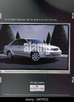 Vintage "Time" magazine 17 September 2001 issue advert, USA Stock Photo ...