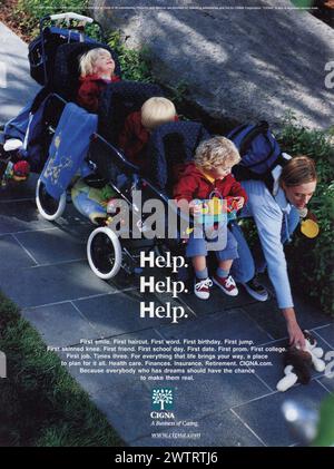 Vintage "Time" magazine 17 September 2001 issue advert, USA Stock Photo ...