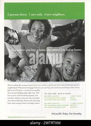 Vintage "Time" magazine 17 September 2001 issue advert, USA Stock Photo ...