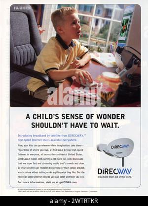 Vintage "Time" magazine 17 September 2001 issue advert, USA Stock Photo ...