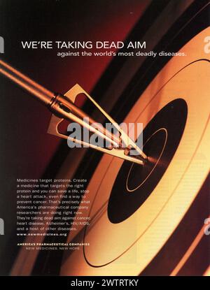 Vintage "Time" magazine 17 September 2001 issue advert, USA Stock Photo ...