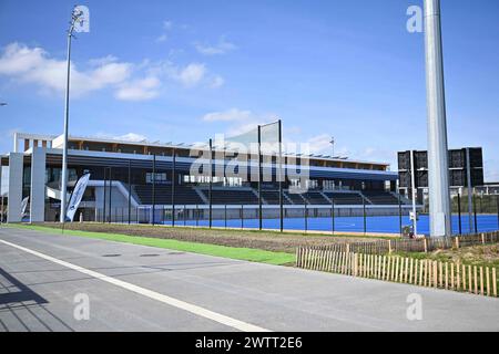Illustration of the iconic Yves-du-Manoir stadium on March 19, 2024 ...