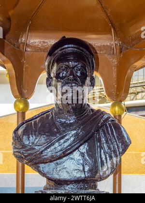 01 20 2024 Vintage Old Statue of Bal Gangadhar Tilak, known as Lokmanya ...
