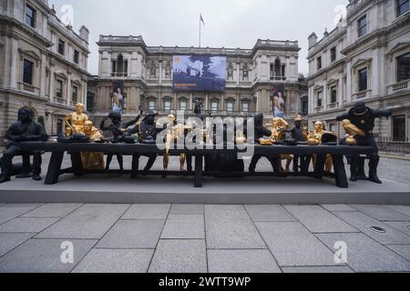 Royal Academy of Arts: The First Supper (Galaxy Black), 2023 Bronze ...