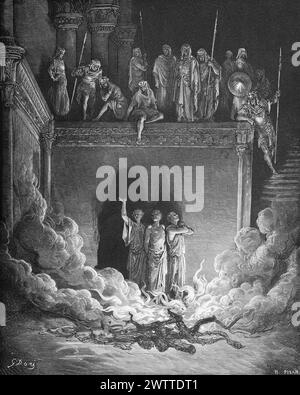 Daniel In The Furnace Stock Photo - Alamy
