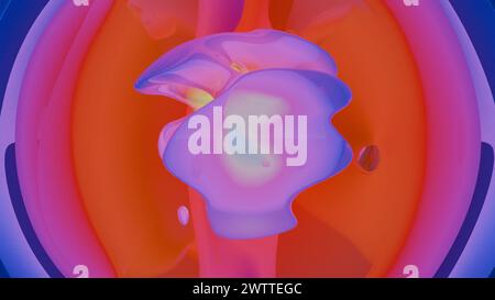 Silken Whispers: The Serenity of Abstract Curves Stock Photo - Alamy