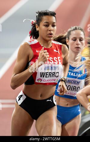 Audrey Werro of Switzerland competing in the women’s 800m semi final at ...