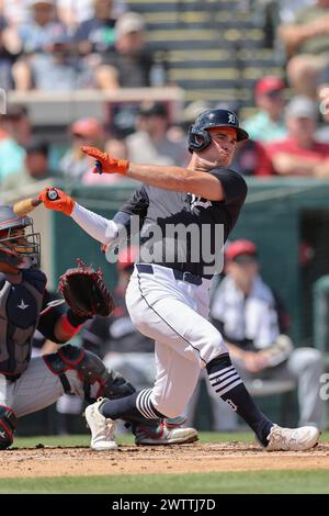 Detroit Tigers designated hitter Kerry Carpenter (30) celebrates after ...