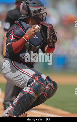Lakeland FL USA; Minnesota Twins pitcher Cory Lewis (81) delivers a ...