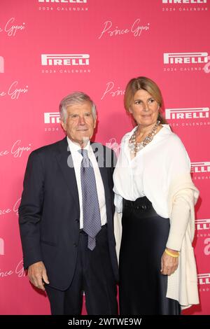 Giacomo Agostini and Maria Agostini attend the gala event to celebrate ...