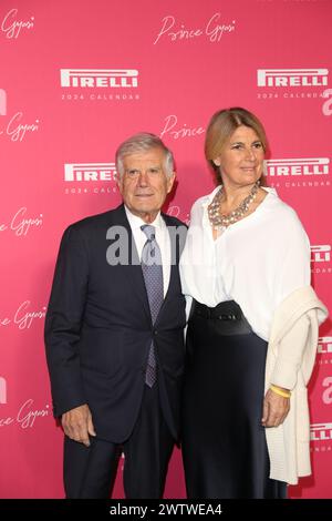 Giacomo Agostini and Maria Agostini attend the gala event to celebrate ...