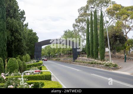 Tanunda town the heart of the Barossa Valley and road arch sponsored by ...
