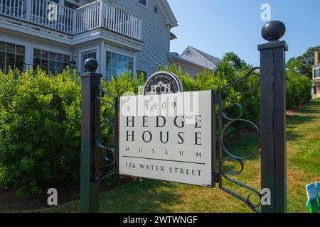 Plymouth Antiquarian House aka Hedge House was built in 1809 for ...