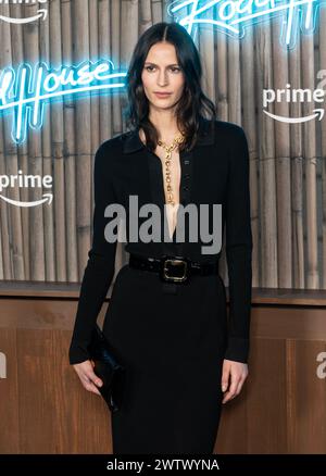 Jeanne Cadieu attends the premiere of "Road House" at Jazz at Lincoln ...