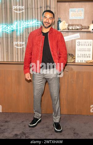 Jay Hieron attends the New York Premiere of "Roadhouse" at Jazz at ...