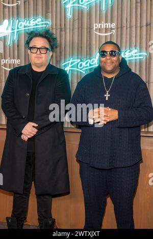 Johnny Ryan Jr. and Kenan Thompson attend premiere of 'Road House' by ...