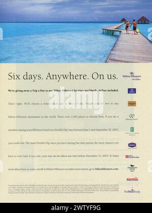 Vintage "Time' magazine 17 June 2002 issue advert, USA Stock Photo - Alamy