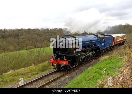 LNER steam locomotive Blue Peter, 532 Stock Photo - Alamy