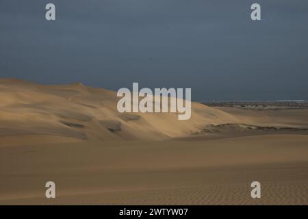 Iconic Namib Desert images of huge red sand dunes in Namibia, Southern ...