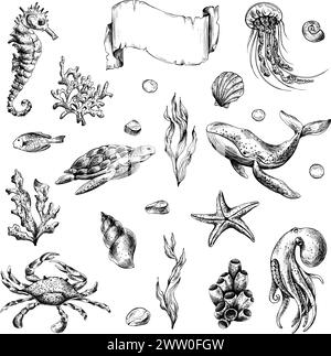 octopus sealife paper art Stock Vector Image & Art - Alamy