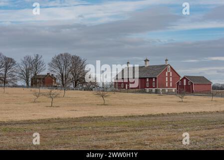 Codori Farm from the Fields of Picketts Charge, Gettysburg Pennsylvania ...