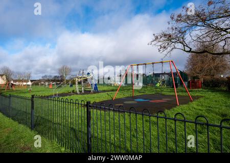 Playground roundabout. Court Road Play Area, Kingswood, Bristol, UK ...