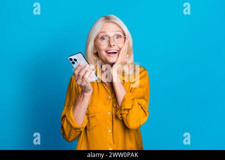 Photo of lovely cute lady blogger sitting cozy chair home use modern ...