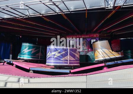Amusements at Bayside Fun Park in Bridlington, Yorkshire, UK Stock ...