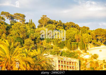 Iconic landmarks of Nice, France, Cote d'Azur, French Riviera Stock ...
