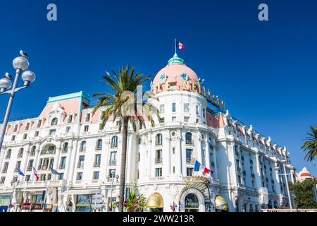 Iconic landmarks of Nice, France, Cote d'Azur, French Riviera Stock ...
