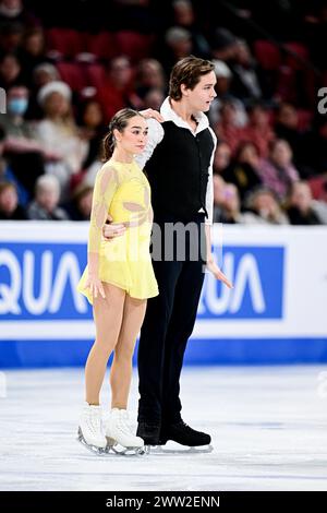 Greta CRAFOORD & John CRAFOORD (SWE), during Pairs Short Program, at ...
