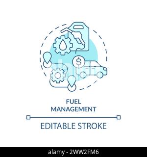 Fuel efficiency soft blue concept icon Stock Vector Image & Art - Alamy