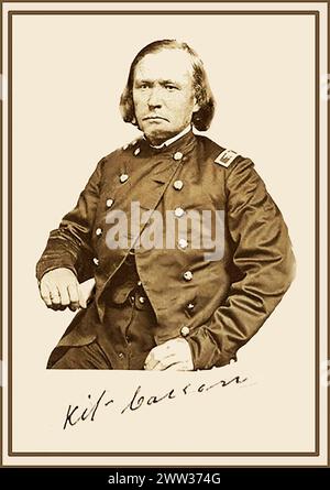Kit Carson, U.S. army scout and pioneer. (Full name Christopher Houston ...