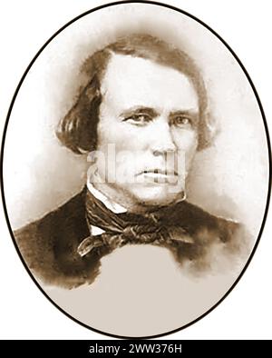 U.S. Pioneer and army scout Kit Carson in his army uniform. Christopher ...