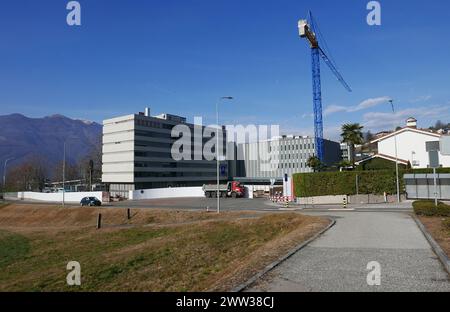 COMANO, SWITZERLAND - JANUARY 26 2024: RSI logo of the Swiss ...