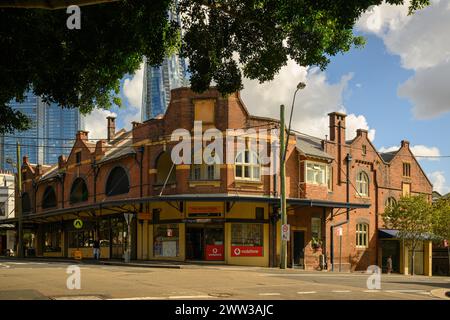 Old style Australian shop fronts at The Rocks, Sydney, Australia Stock ...