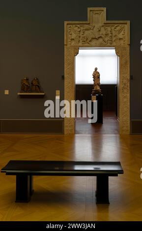 Interior view, rooms with the sculpture exhibition, Bode Museum, Berlin ...