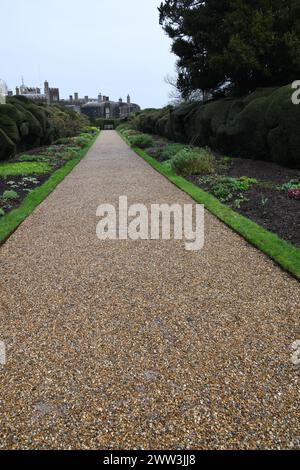 The Broad Walk, Walmer Castle, Kent, UK Stock Photo - Alamy