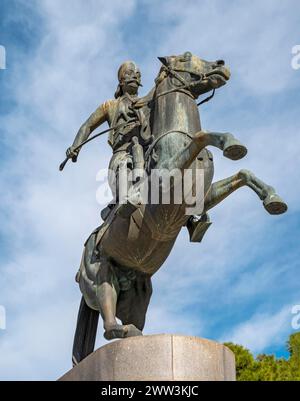 Equestrian statue of Georgios Karaiskakis, Athens, Greece Stock Photo ...