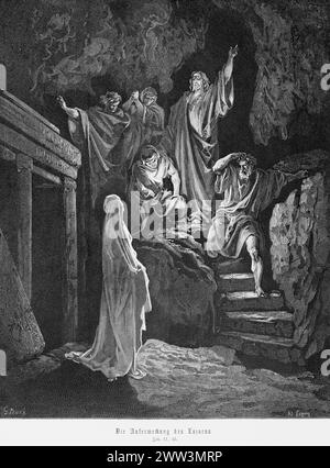 Resurrection of Lazarus, Gospel of John chapter XI verses 43 - 44 'And ...