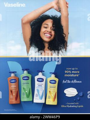 2024 women's fashion magazine advert, USA Stock Photo - Alamy