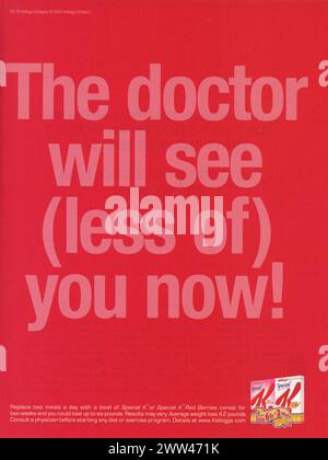 Vintage "Time" magazine 20 January 2003 issue advert, USA Stock Photo ...