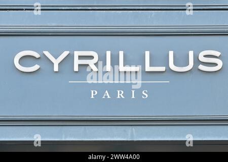 Cyrillus Illustration of commercial signs and shops in Lyon, France on ...